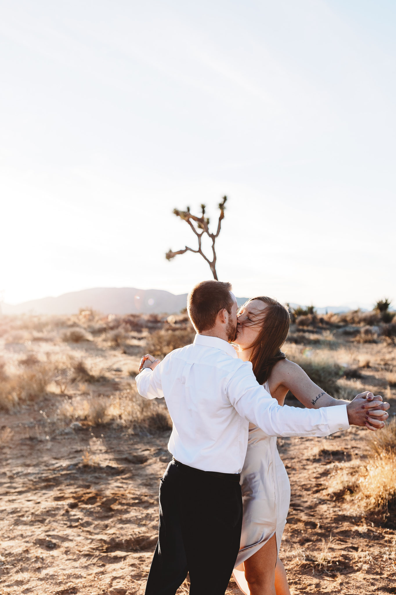 A Beautiful Surprise Wedding Proposal Story at Joshua Tree