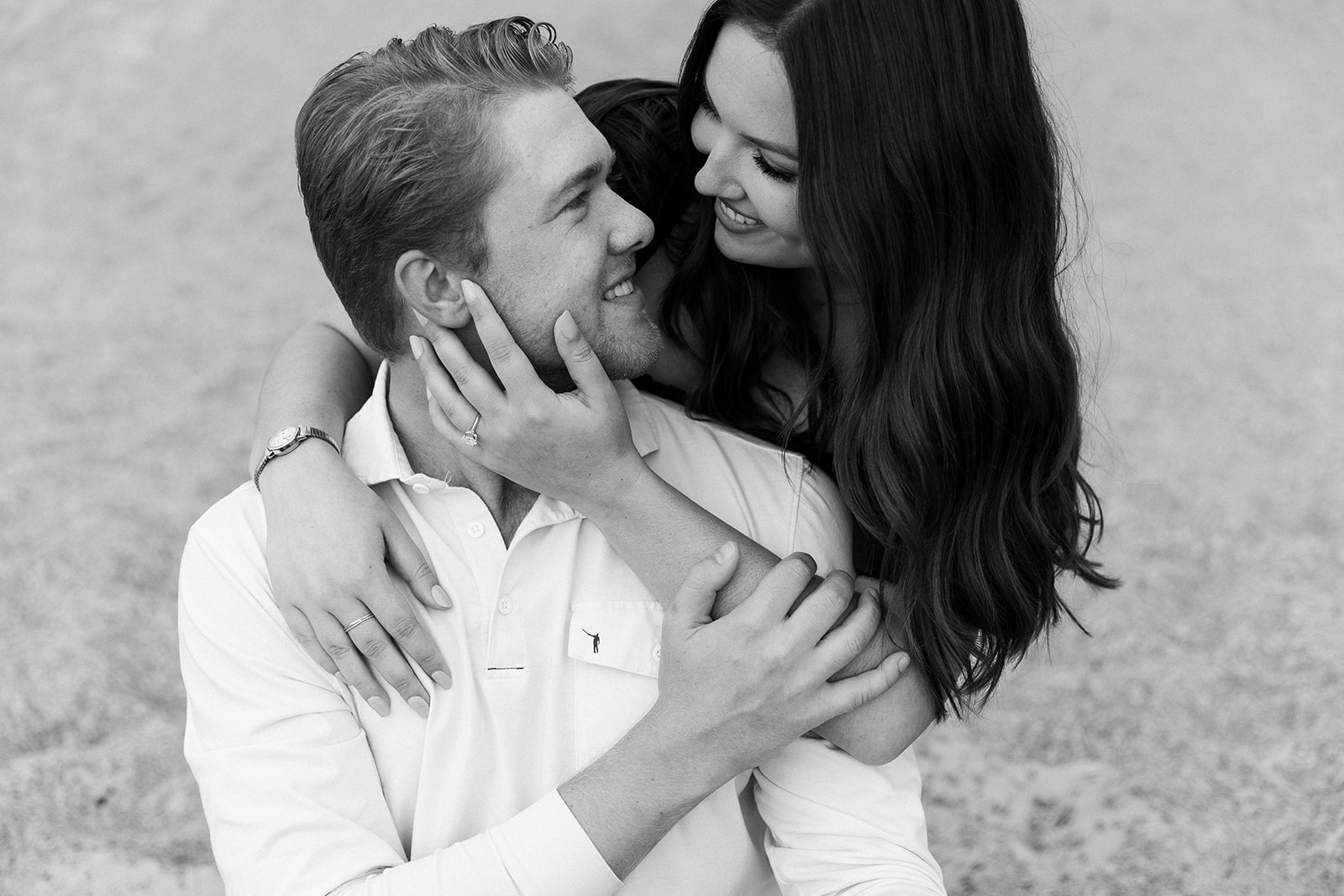 Engagement Session Oval Beach in Michigan | Lindsay & Blake