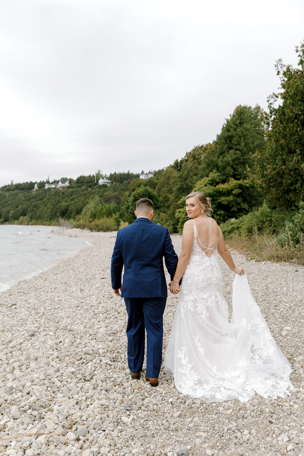 Intimate Fall Mackinac Island Wedding | Samantha + Zach